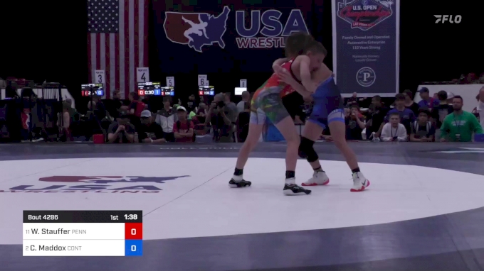 38 kg Semis - Wyatt Stauffer, Pennsylvania vs Connor Maddox, Contenders ...