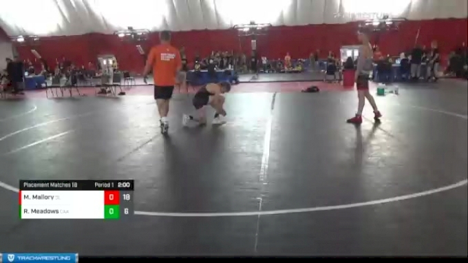 113 lbs Placement Matches (8 Team) - Mason Mallory, Detroit Lakes vs ...