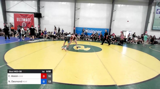 57 kg 3rd Place - Carson Walsh, Edge Black vs Nathan Desmond, Meatballs