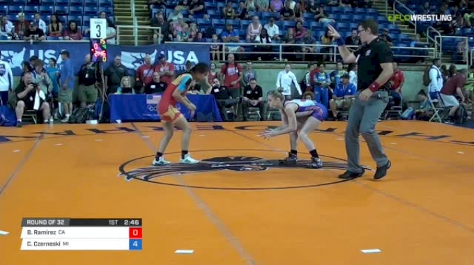 106 Round of 32 - Brittany Ramirez, California vs Carleigh Czerneski ...