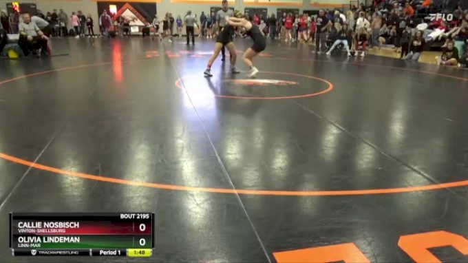 JV-5 lbs Round 3 - Callie Nosbisch, Vinton-Shellsburg vs Olivia ...