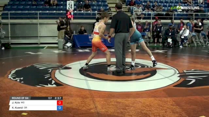 113 Round of 64 - Josh Kyle, Missouri vs Kaden Kuenzi, Oregon