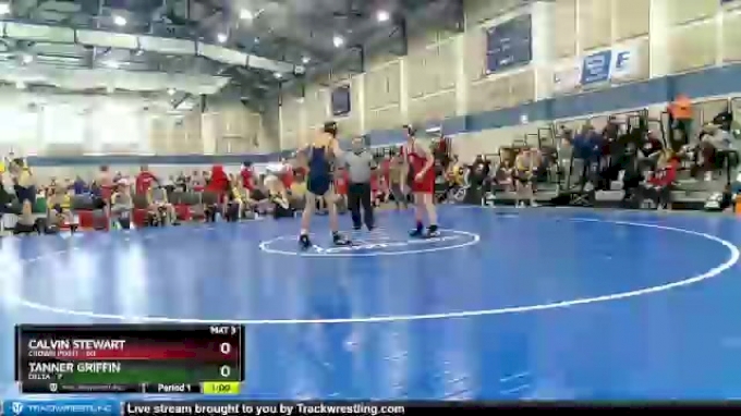 160 lbs Round 2 (4 Team) - Calvin Stewart, Crown Point vs Tanner ...