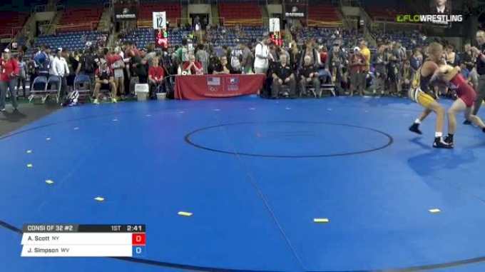 120 Consi of 32 #2 - Aiden Scott, New York vs Jacob Simpson, West Virginia
