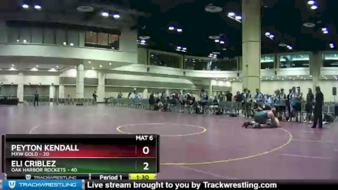 285 lbs Placement (16 Team) - Peyton Kendall, MXW Gold vs Eli Criblez ...