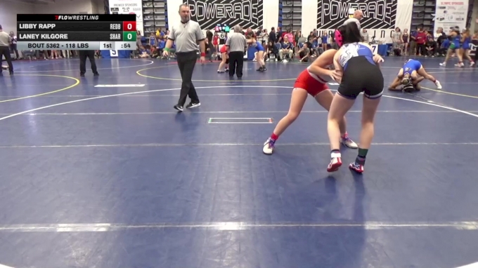 118 lbs Consy 5 - Libby Rapp, Redbank WC vs Laney Kilgore, Sharpsville