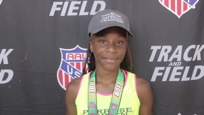 Akala Garrett Still Winning After Moving to 12yo Division Of 80mH