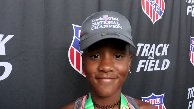 AAU champion Moriah Evans took up javelin for a new challenge