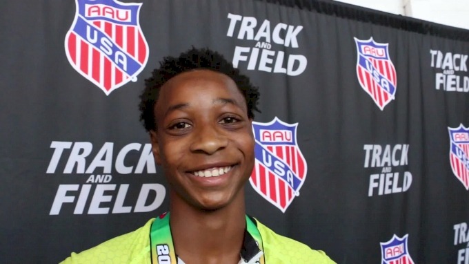 Jaren Hamilton's favorite part of AAU is seeing his competitors every year