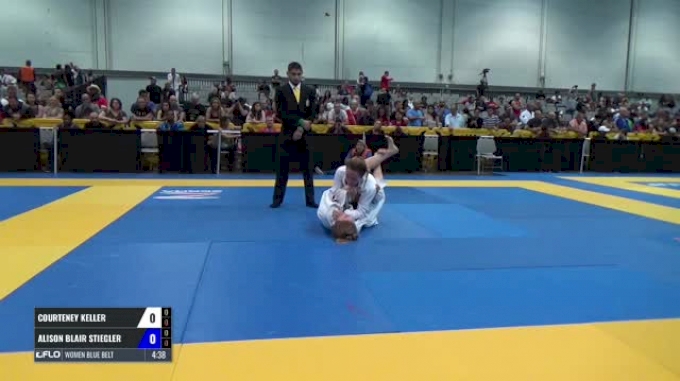 COURTENEY KELLER vs ALISON BLAIR STIEGLER World Master Jiu-Jitsu IBJJF ...