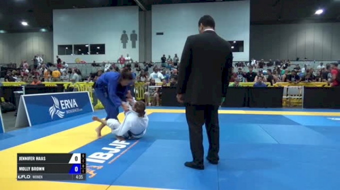 JENNIFER HAAS vs MOLLY BROWN World Master Jiu-Jitsu IBJJF Championship