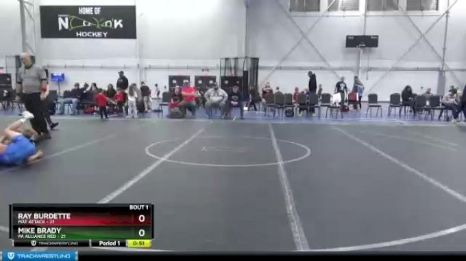 84 lbs Finals (2 Team) - Ray Burdette, Mat Attack vs Mike Brady, PA ...
