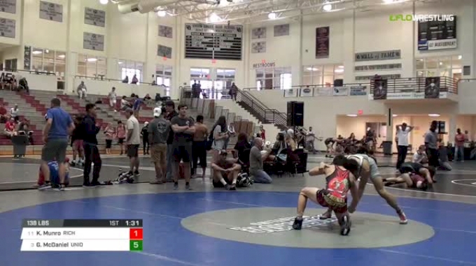 138 3rd Place - Kamdyn Munro, Richmond Hill vs Gabriel McDaniel, Union ...