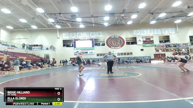 165 lbs Champ. Round 3 - Ella Elordi, Eagle vs Beige Hilliard, Mt. Home
