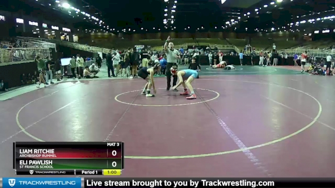 106 lbs Cons. Round 3 - Liam Ritchie, Archbishop Rummel vs Eli Pawlish ...