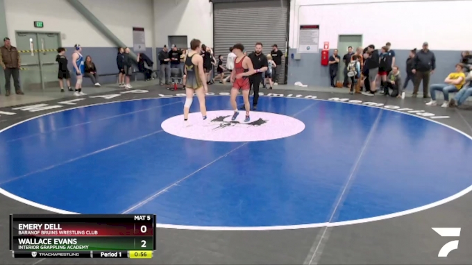 149 lbs Final - Emery Dell, Baranof Bruins Wrestling Club vs Wallace ...