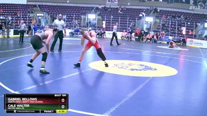 152 lbs Cons. Round 1 - Cale Walter, Milton Area Hs vs Gabriel Bellows ...