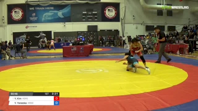 55 Quarter-Finals - Ye Seul Kim, Korea (National Team) vs Yurie Yoneoka ...