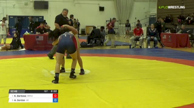 53 Consi of 4 - Kamila Barbosa, Brazil vs Autumn Gordon, University Of ...