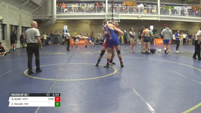 285 Round of 32 - David Smith, West Virginia-Unattached vs Zach Horwitz ...