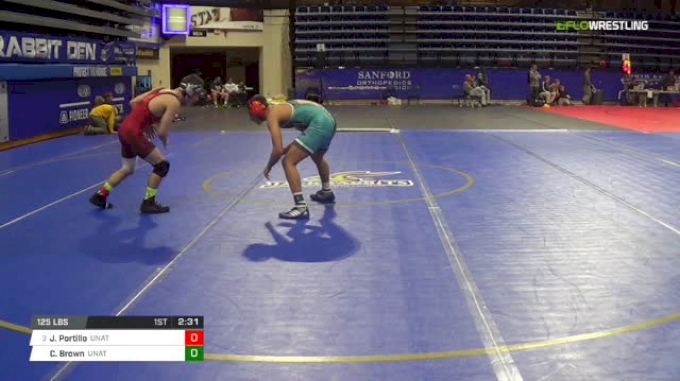 125 5th Place - Joshua Portillo, Unattached vs Connor Brown, Unattached