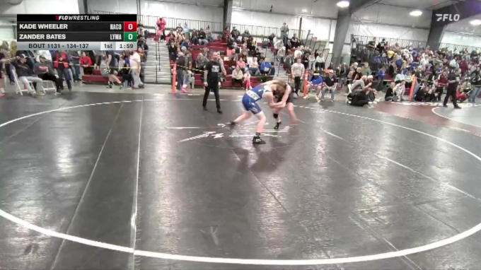 134-137 lbs Round 1 - Zander Bates, Lyman vs Kade Wheeler, Natrona County