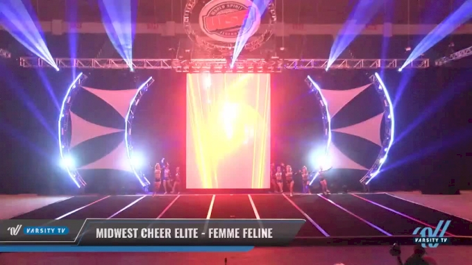 Midwest Cheer Elite - Femme Feline [2017 Senior Small 5 Day 2] WSF All ...