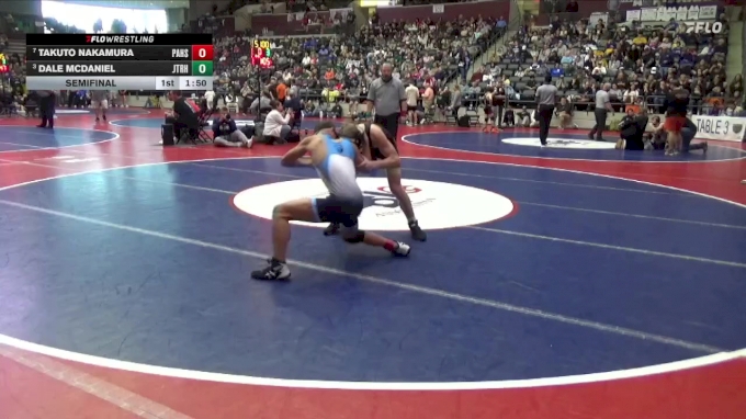 4A 113 lbs Semifinal - Dale Mcdaniel, Joe T. Robinson High School vs ...