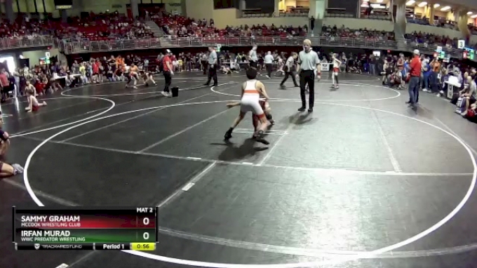 85 lbs Champ. Round 1 - Sammy Graham, McCook Wrestling Club vs Irfan ...