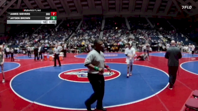 132-1A 1st Place Match - James Sievers, Social Circle vs Jayden Brown ...