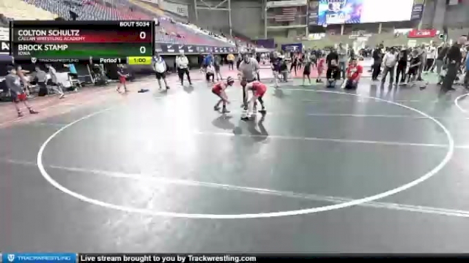 82 lbs Champ. Round 1 - Brock Stamp, Iowa vs Colton Schultz, Callan ...