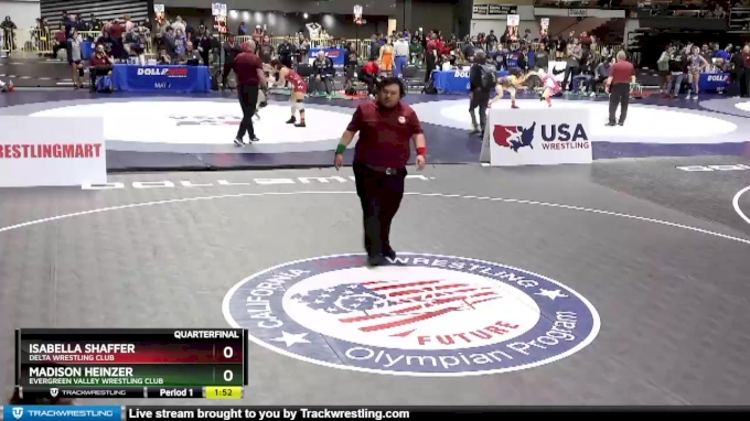 106 lbs Quarterfinal - Isabella Shaffer, Delta Wrestling Club vs ...