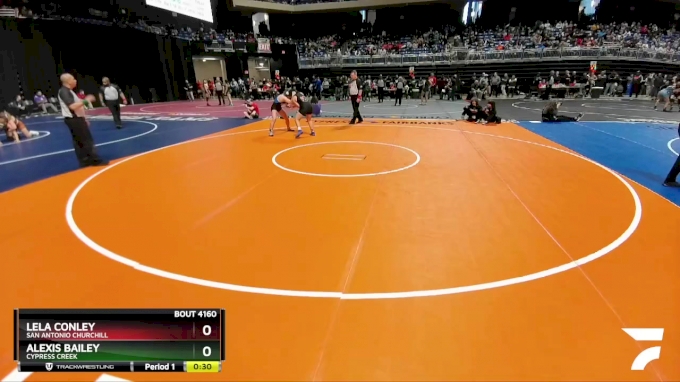 6A 145 lbs Cons. Round 1 - Alexis Bailey, Cypress Creek vs Lela Conley ...