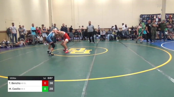 120 lbs Rr Rnd 6 - Thomas Bencho, Gladiators K-8 vs Mario Casilio, 4M K-8