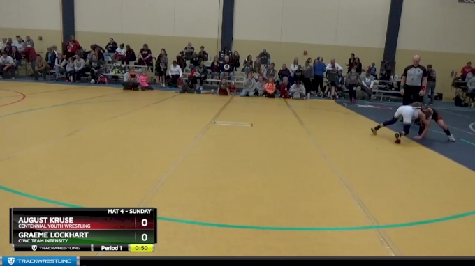 70 lbs Cons. Round 4 - August Kruse, Centennial Youth Wrestling vs ...