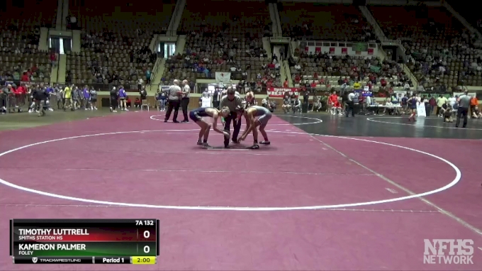 7A 132 lbs Quarterfinal - Timothy Luttrell, Smiths Station Hs vs ...