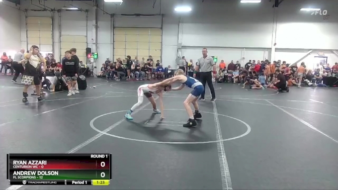 72 lbs Round 1 (8 Team) - Andrew Dolson, FL Scorpions vs Ryan Azzari ...