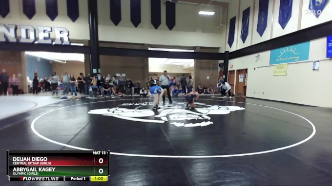 125lbs Cons. Round 2 - Abbygail Kagey, Olympic (Girls) vs Deijah Diego ...