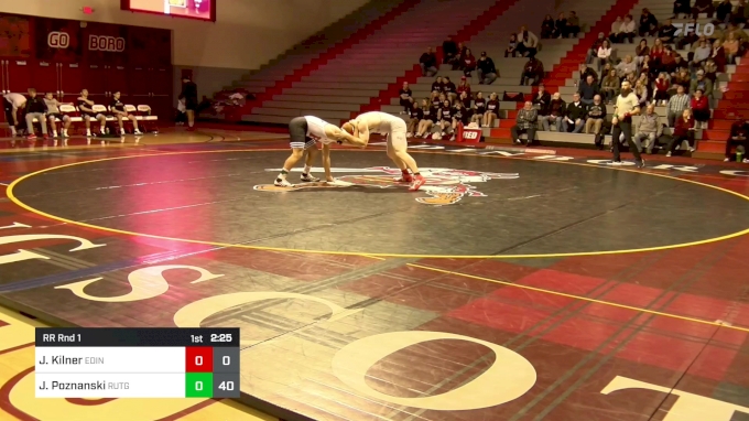 197 lbs Rr Rnd 1 - Jack Kilner, Edinboro vs John Poznanski, Rutgers