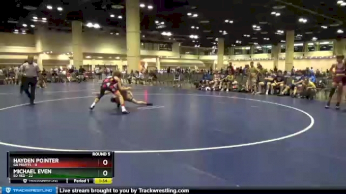 132 lbs Round 5 (10 Team) - Michael Even, SD Red vs Hayden Pointer, GA ...