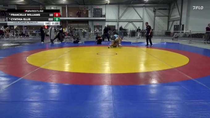 207 lbs 7th Place Match - Cynthia Ellis, Iowa Central Community College ...