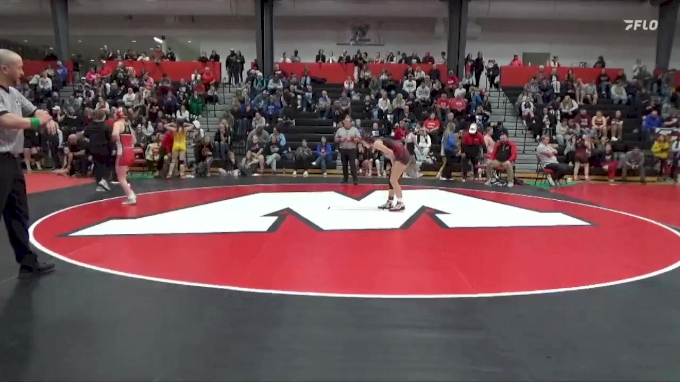 135 lbs 1st Place Match - Mara Smith, Fort Madison vs Cecelia Gryp ...