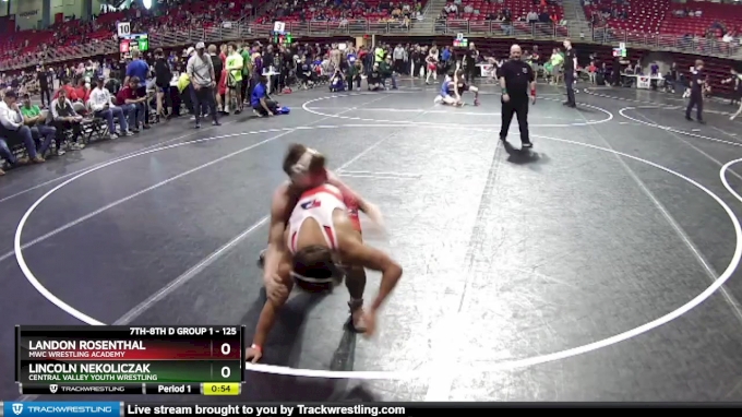 125 lbs Semifinal - Landon Rosenthal, MWC Wrestling Academy vs Lincoln ...