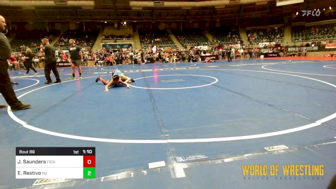 80 lbs Final - Jacob Saunders, FIGHT CLUB vs Evan Restivo, M2 Training ...