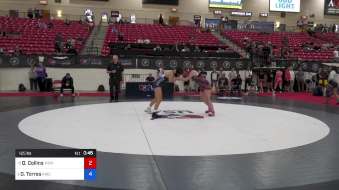 125 lbs Cons 16 #2 - Dealya Collins, Women In Singlets vs Danica Torres ...
