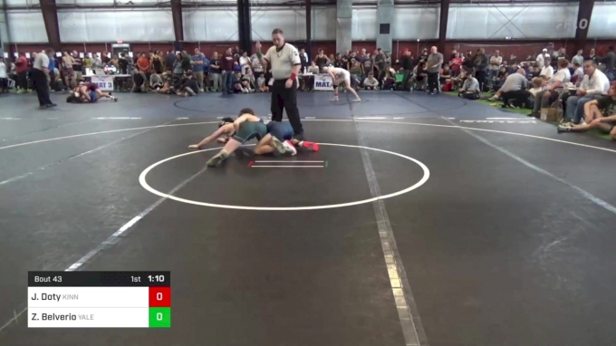 120 lbs Round Of 16 - Jack Doty, Kinnelon vs Zachary Belverio, Yale Street