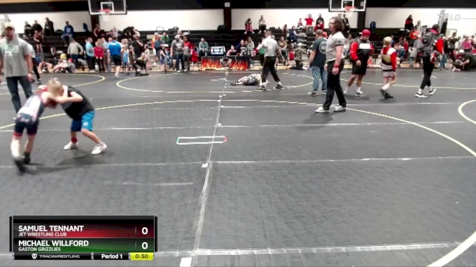 55 lbs Quarterfinal - Samuel Tennant, JET Wrestling Club vs Michael ...