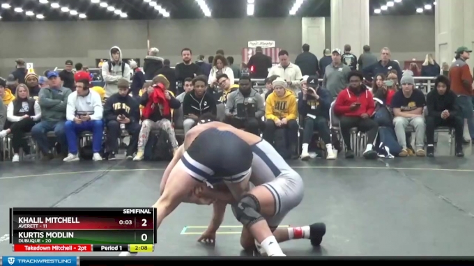 184 lbs Semis & 1st Wrestleback (8 Team) - Khalil Mitchell, Averett vs ...