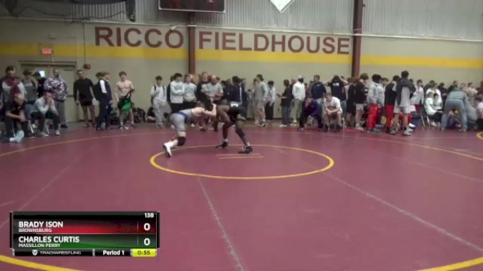 138 lbs Cons. Round 6 - Brady Ison, Brownsburg vs Charles Curtis ...