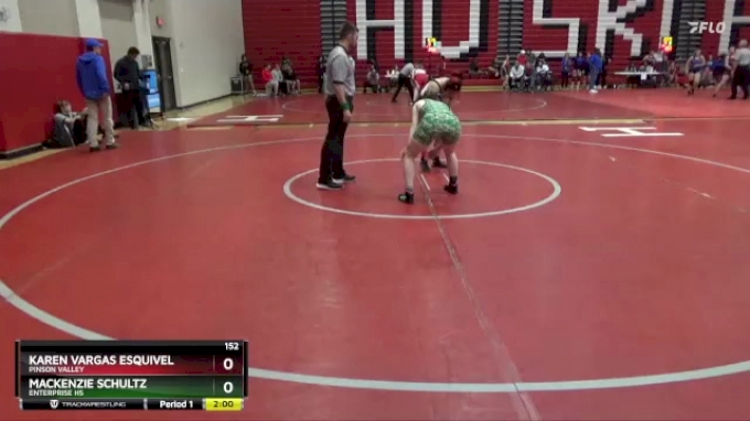 152 lbs Round 1 - Mackenzie Schultz, Enterprise HS vs Karen Vargas ...